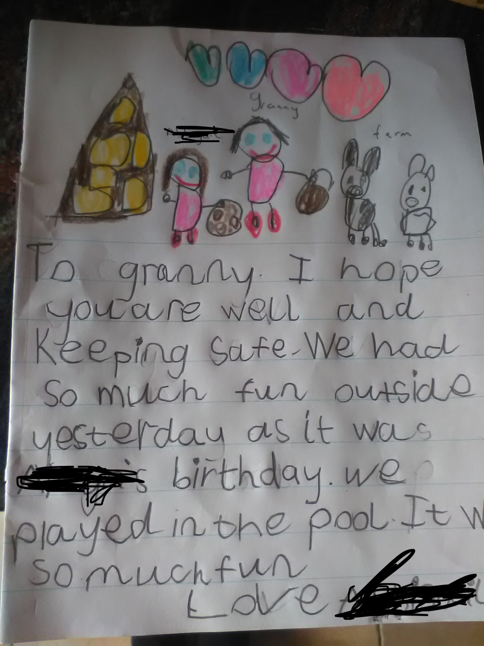 Junior and Senior Infants writing | Curraglass National School